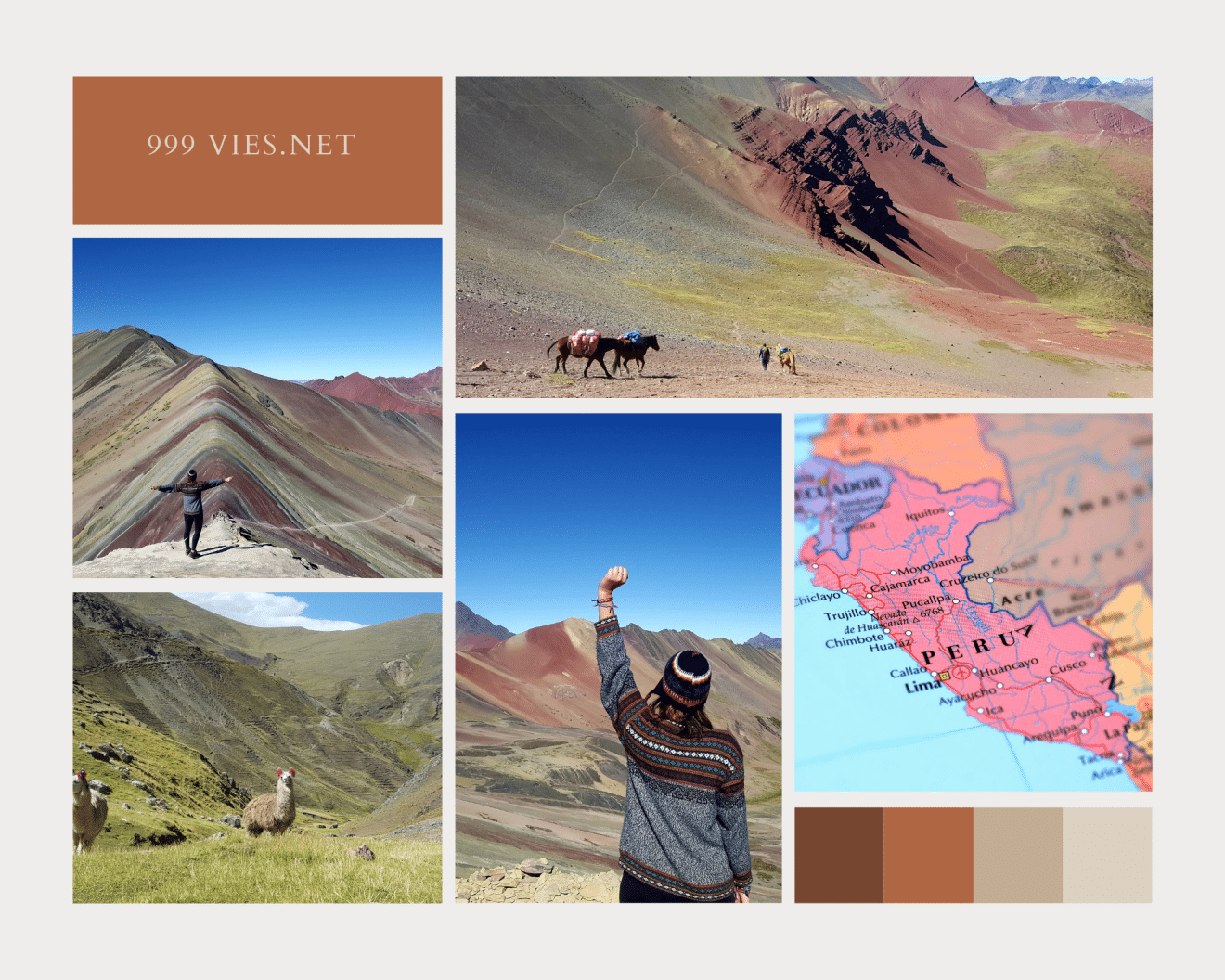 Rainbow Mountain Seule au Pérou : Oser sans Guide 999 Vies